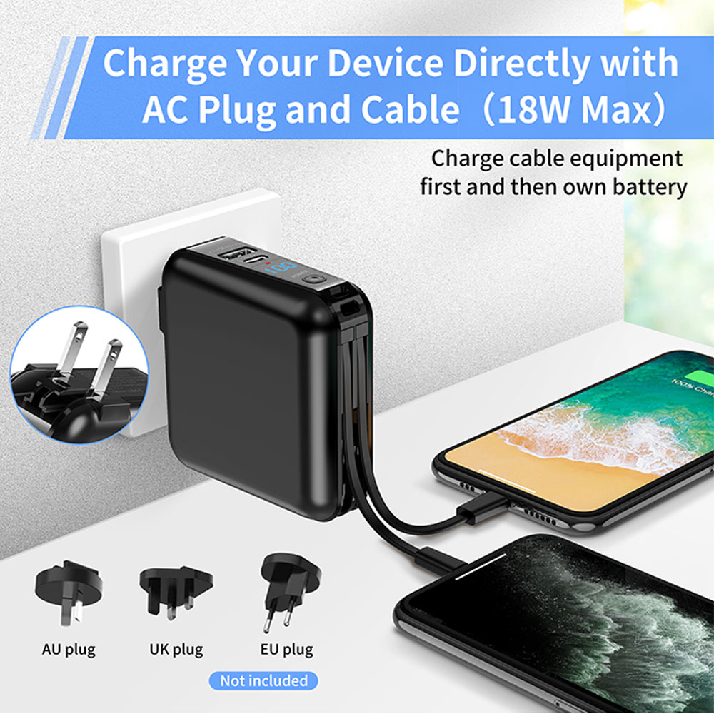 Optimus PD15 Wall Charger With Powerbank | Memoxpress Online