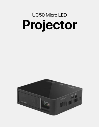 UC50 Micro LED Projector – Black | Memoxpress Online