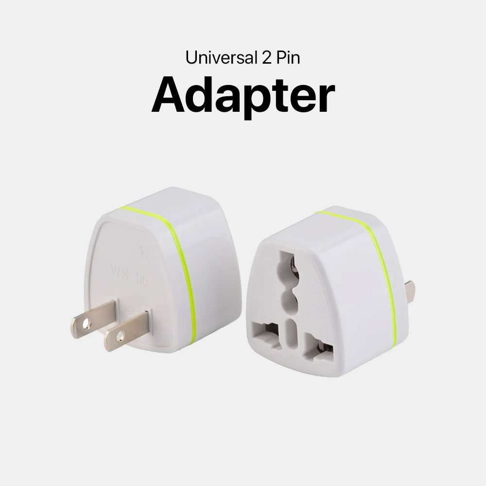 Universal 2 Pin Travel Adapter | Memoxpress Online