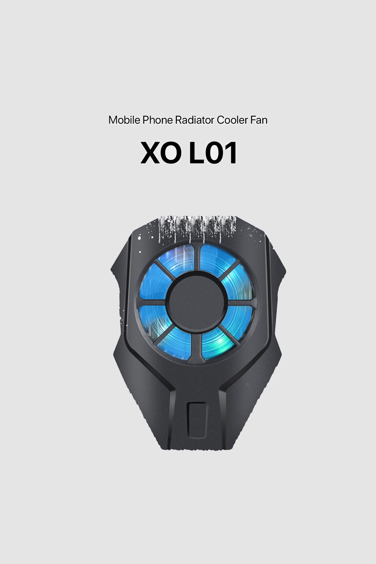XO L01 Mobile Phone Radiator Cooler Fan – Black | Memoxpress Online