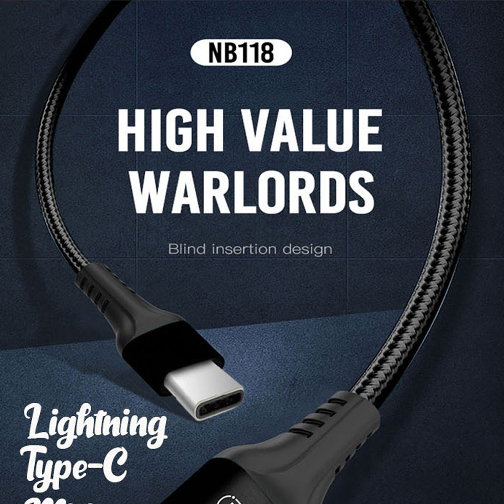 XO NB118 Braided Data Sync Type-C Cable | Memoxpress Online