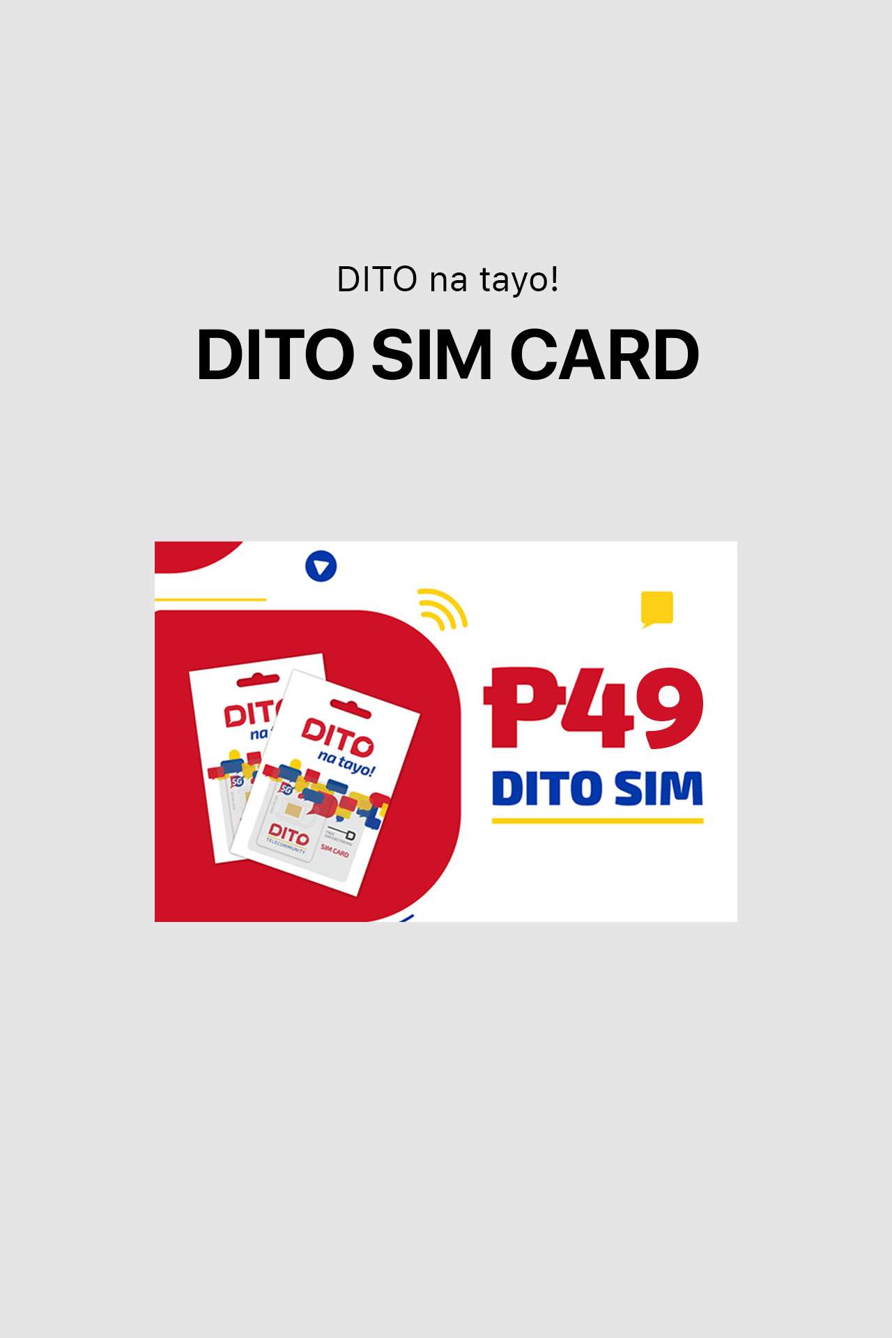 Dito Sim Card | Memoxpress Online
