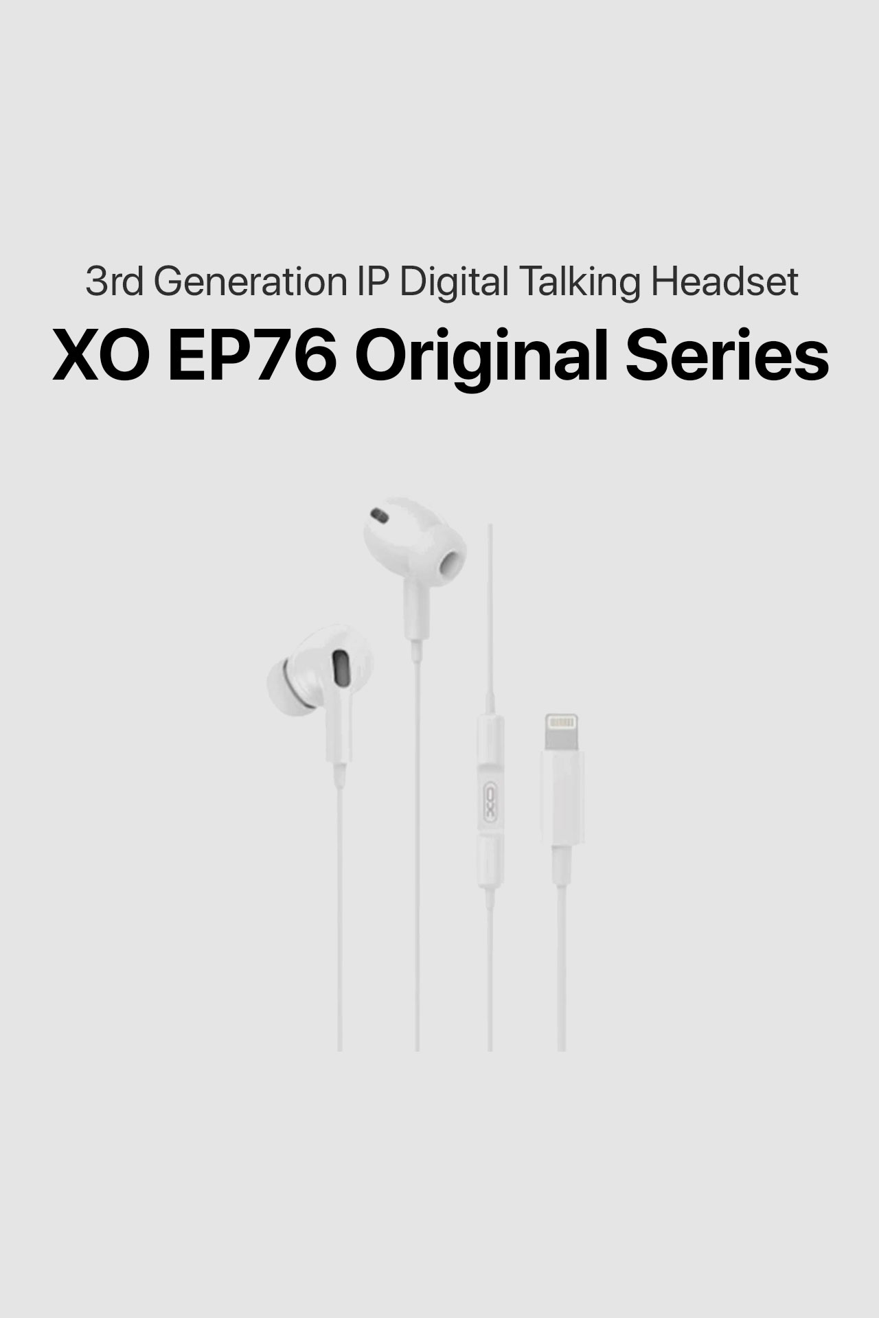 XO EP76 Original Series 3rd Generation IP Digital Talking Headset ...