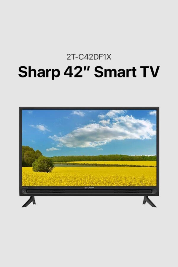 Sharp 42″ HD Ready Smart TV (2T-C42DF1X) | Memoxpress Online
