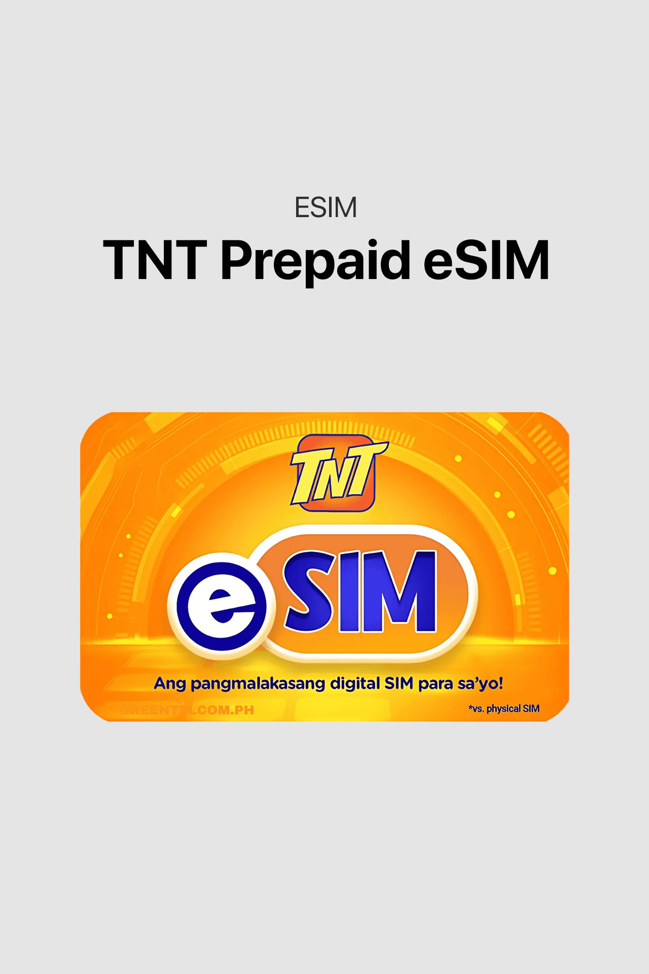 TNT eSIM | Memoxpress Online